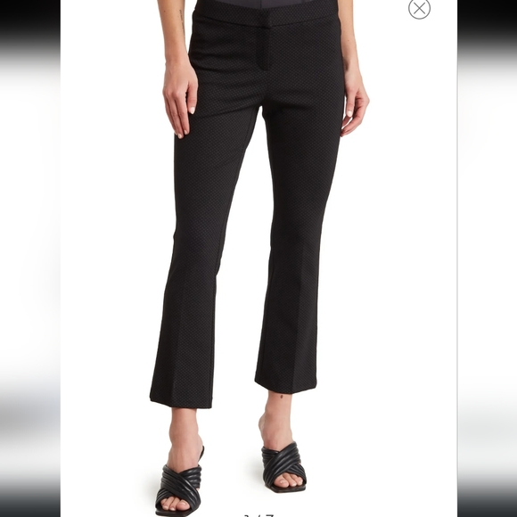 Insight | Pants & Jumpsuits | Amanda Chelsea Black Ponte Ankle Crop ...